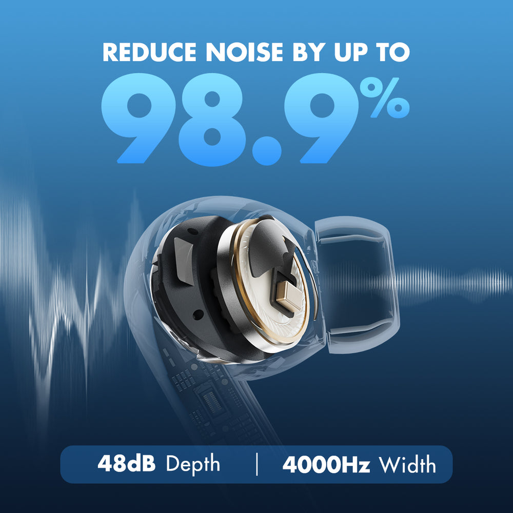 ROSESELSA EARFREE-i5 Hybrid Noise Cancellation TWS Earbuds