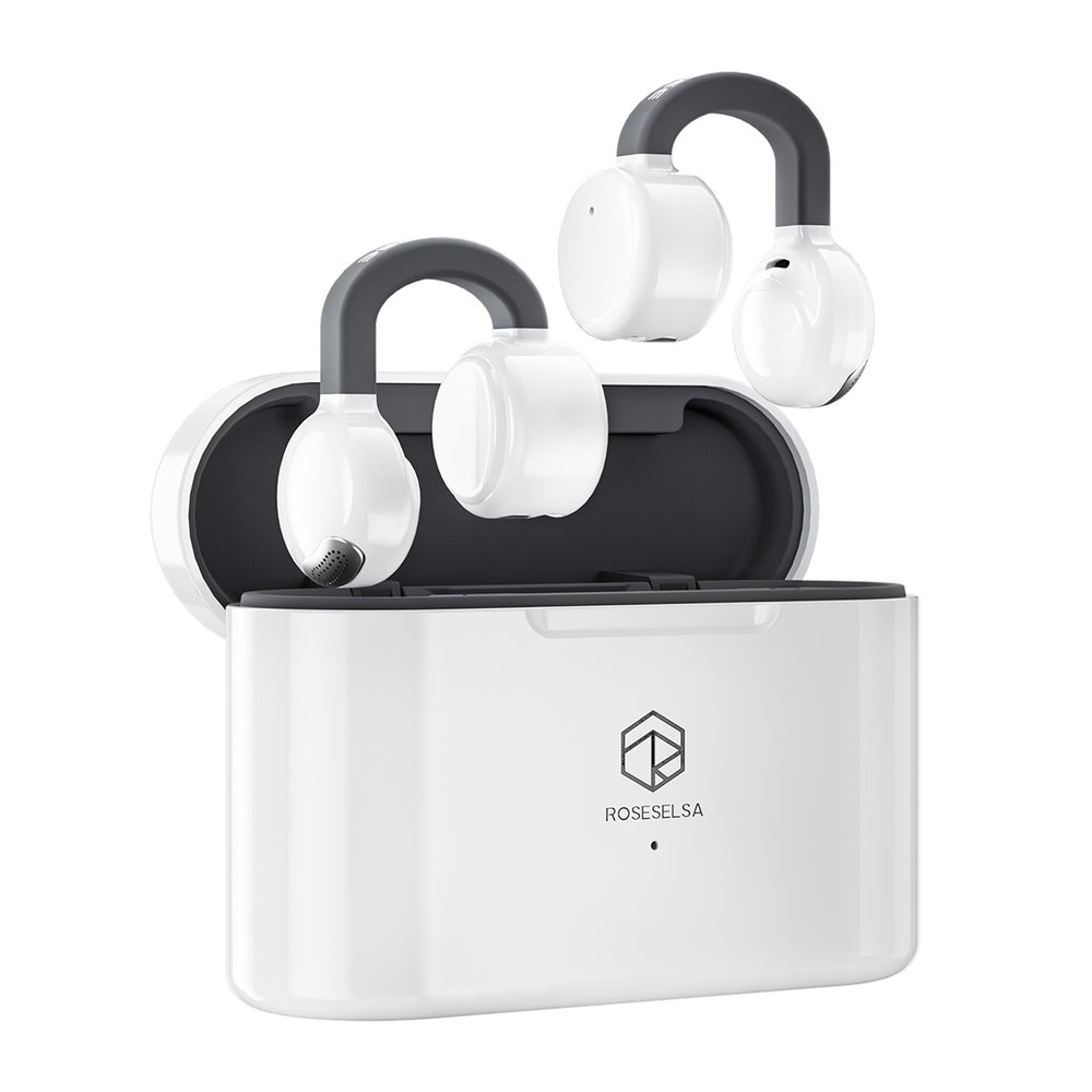 OpenFeel | Clip On Wireless Earbuds, LDAC & LHDC & LC3 - ROSESELSA